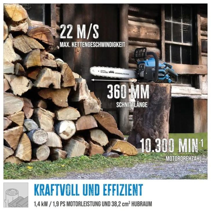 Ķēdes zāģis KS 400-38